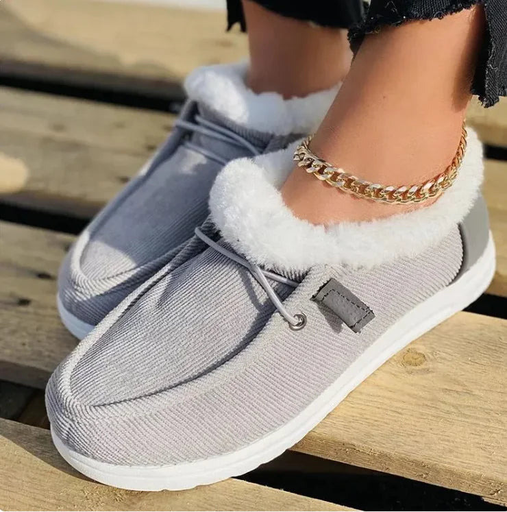 Women's Cozy Plush Winter Cotton Booties – Rose&Jeffteco