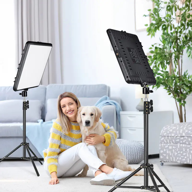 8-Inch LED Fill Light for Photography and Live Streaming – Rose&Jeffteco
