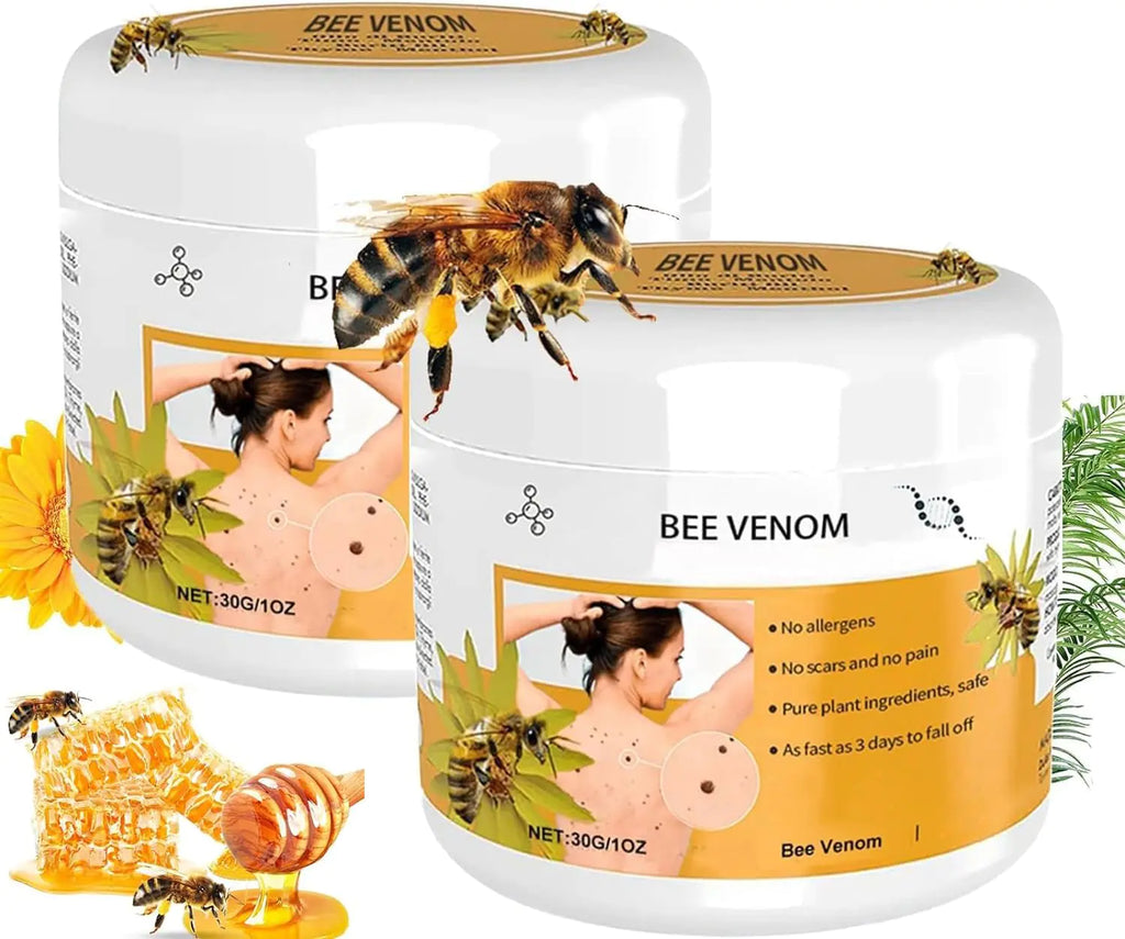2Pcs Bee Venom Cream Bee Venom Skin Treatment Cream for All Skin Types ...